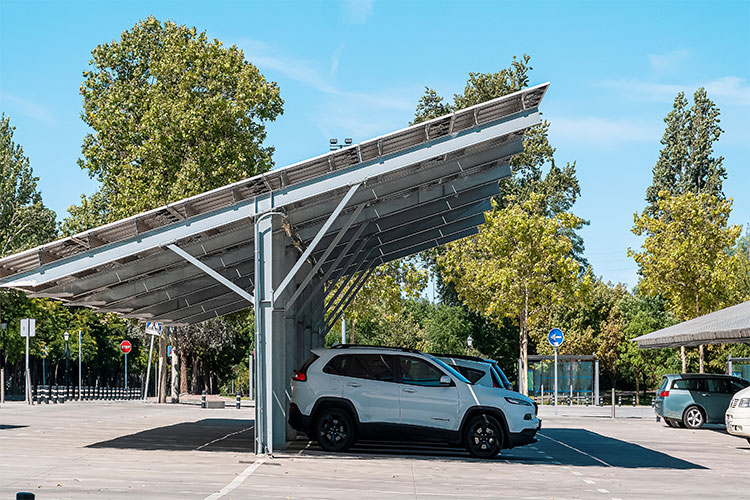 Power Camel: Commercial Parking Lot Solar Structures in Arizona